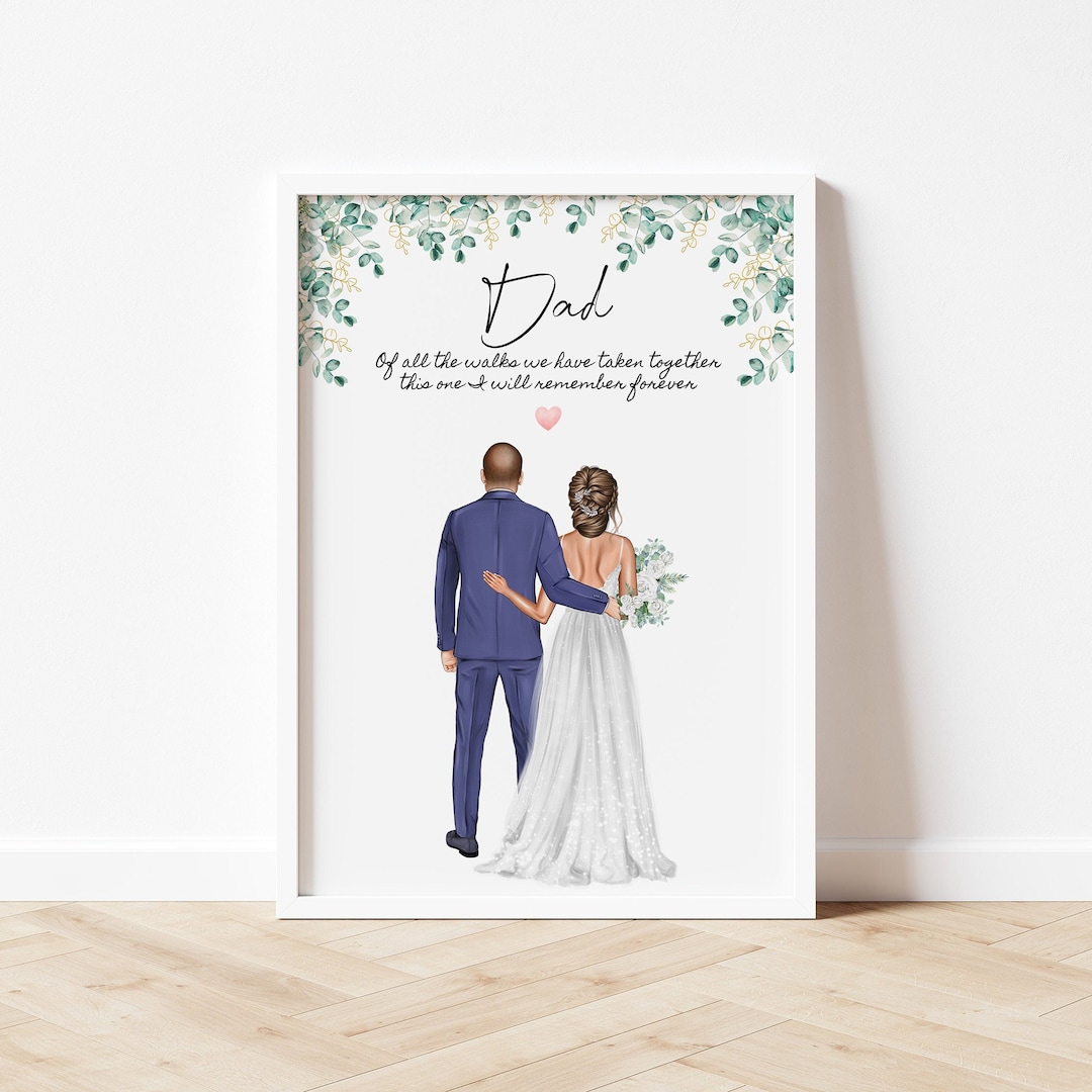 Father of the Bride Gift, Personalised Gift for Father of the Bride ...