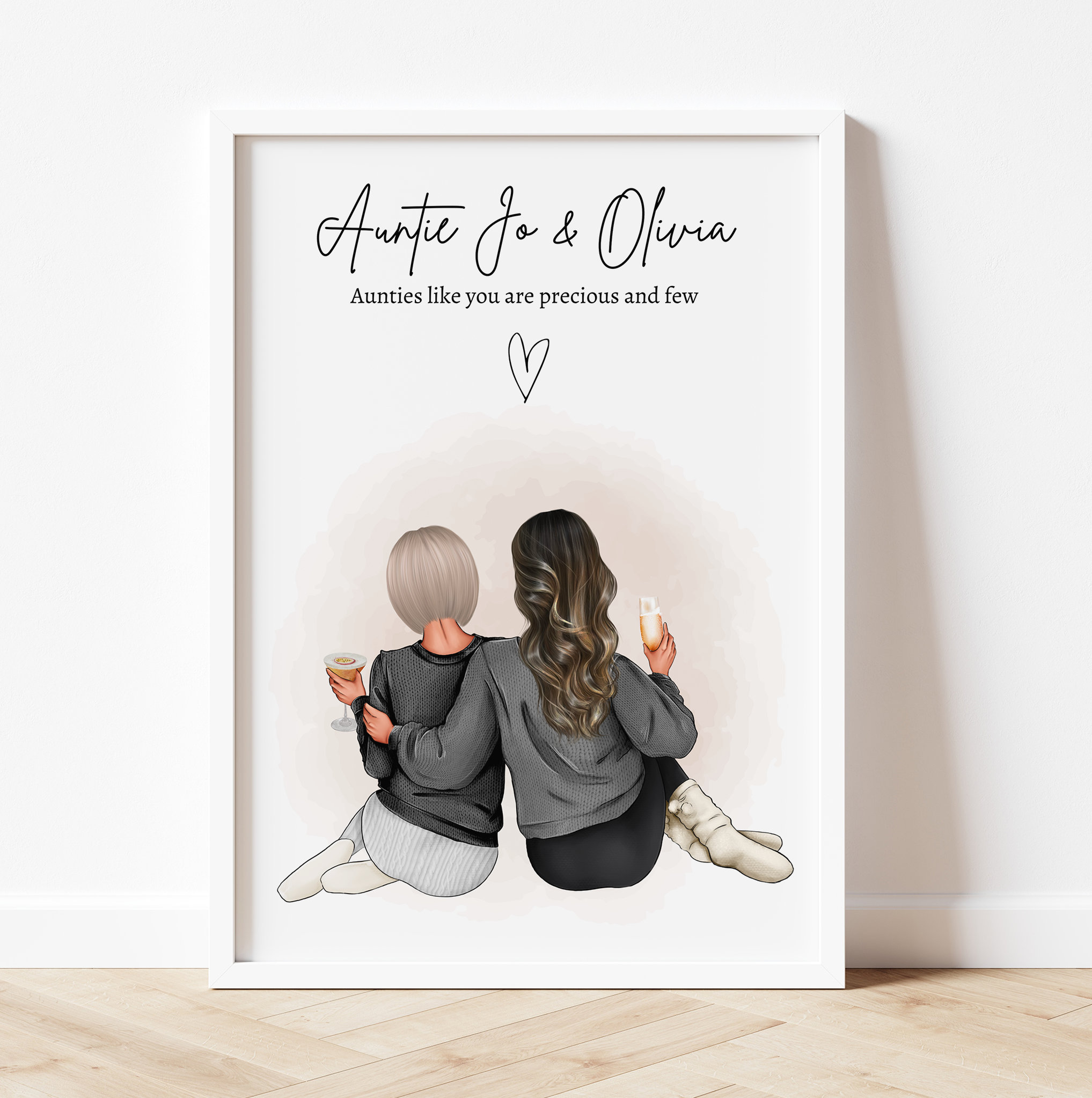 Auntie Gift Personalised Gift Auntie Print Gifts for Her - Etsy