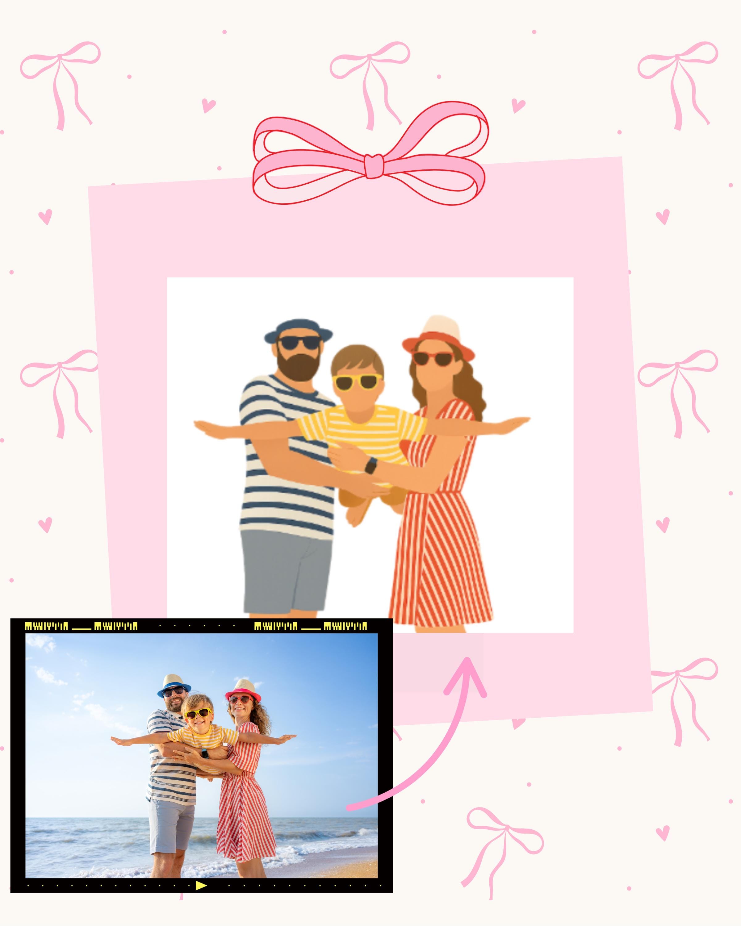 Custom Minimalist Faceless Portrait Personalised Photo to Art Minimal ...