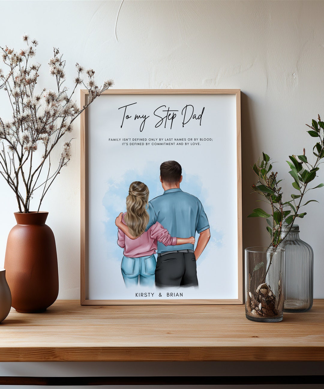 Father's Day Gift for Step Dad Personalised Father's Day Gift for ...