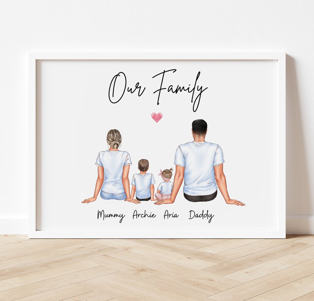 Personalised Family Print, Home Gift, Family Prints, Personalised ...