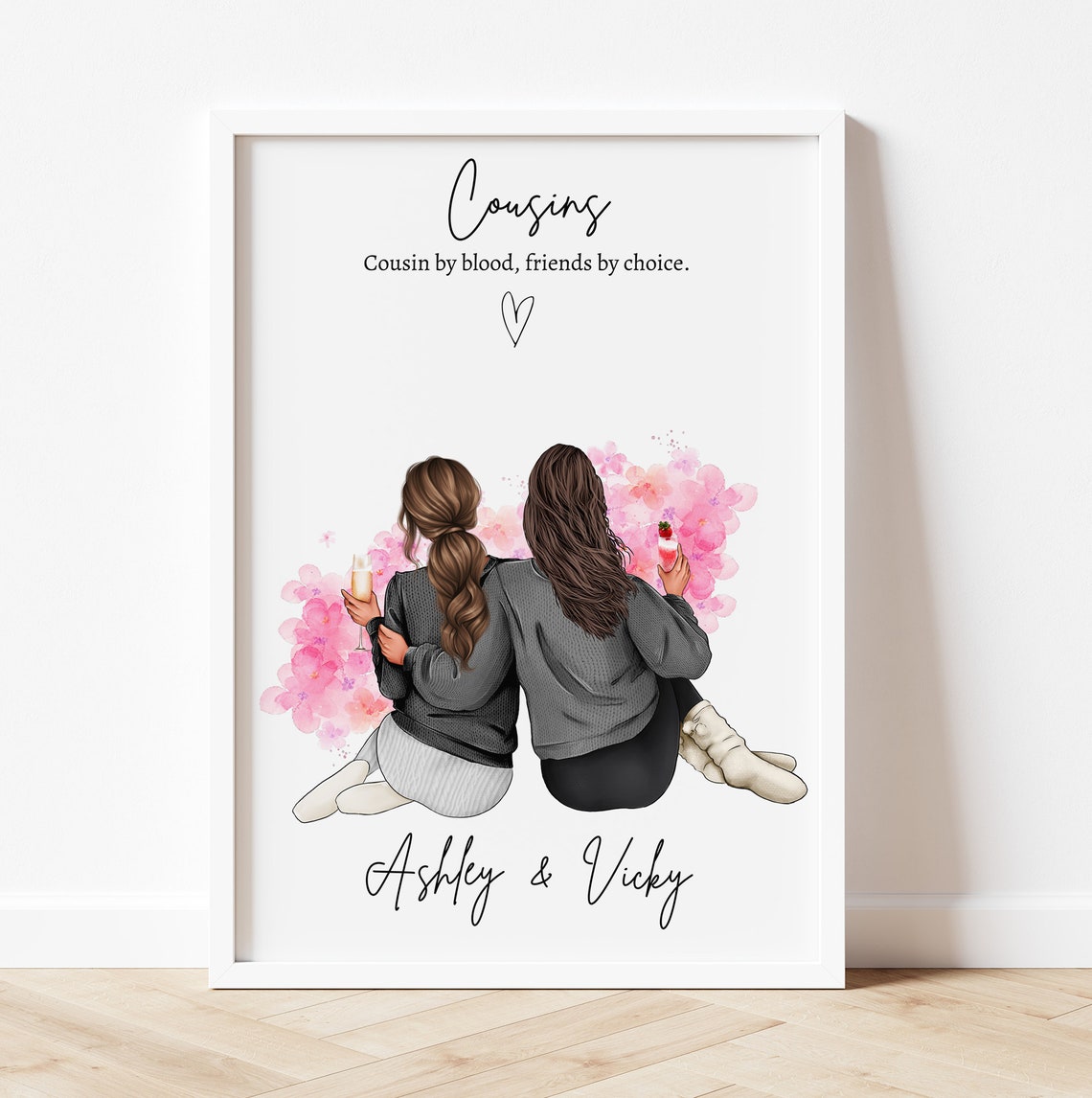 Personalised Gift for Cousin Cousin Personalised Print - Etsy