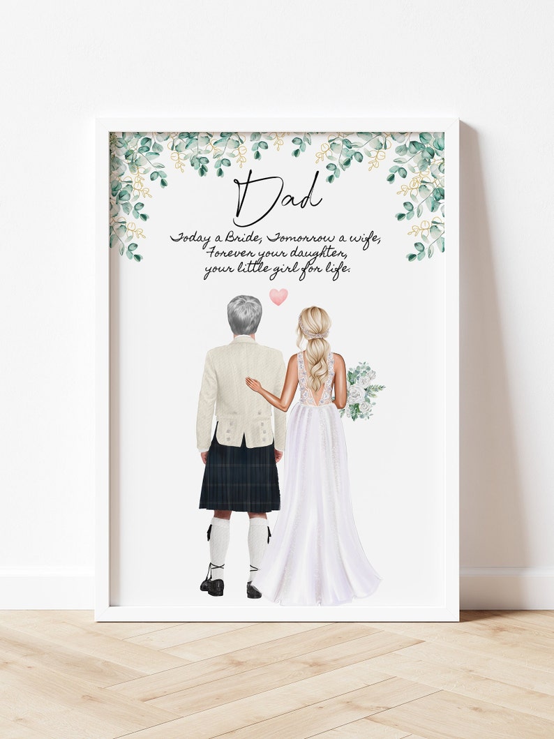 Father of the Bride Gift Personalised Gift for Father of the - Etsy