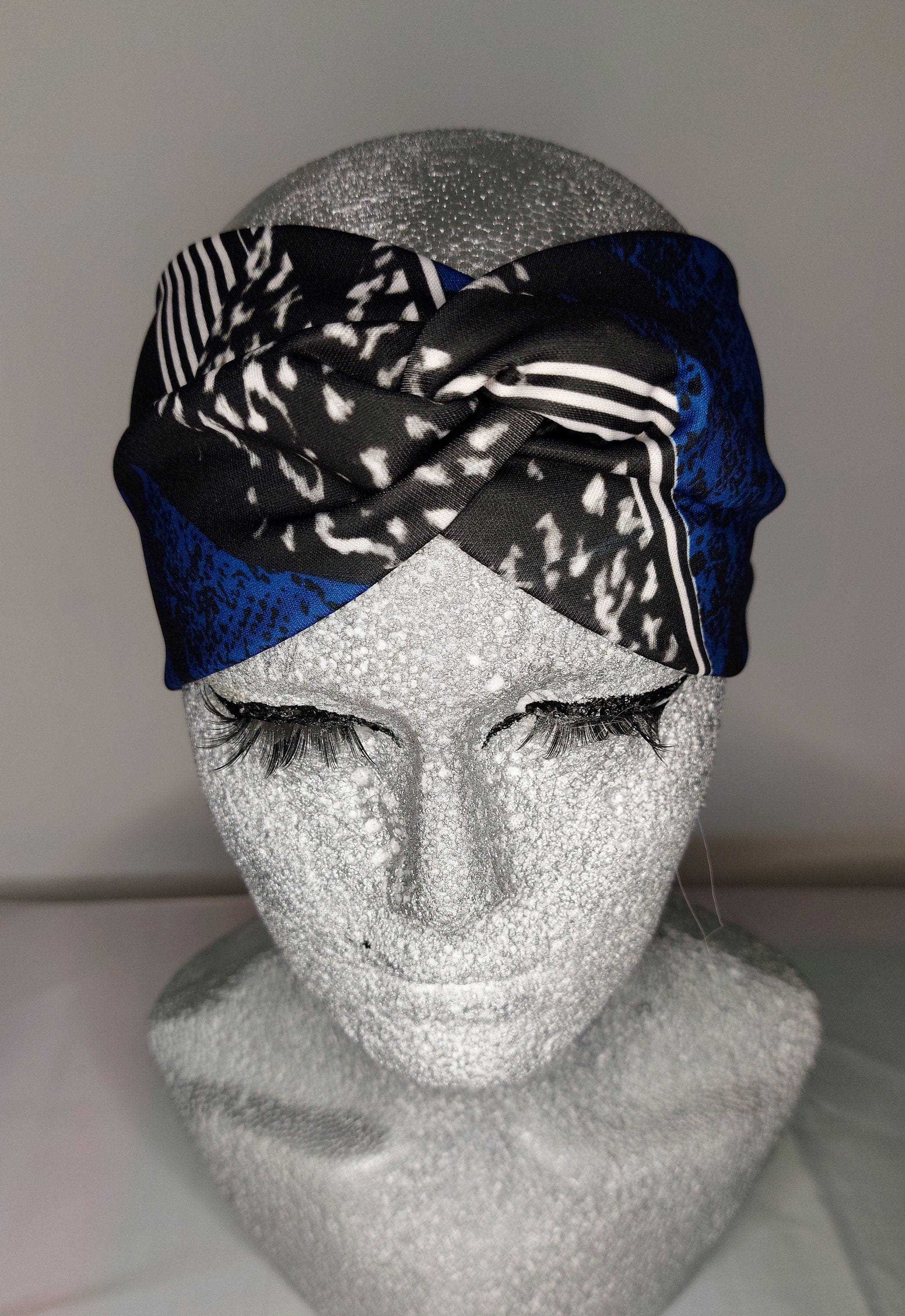 1980s Abstract Print Headband,80s Headband,vintage Style Headband ...