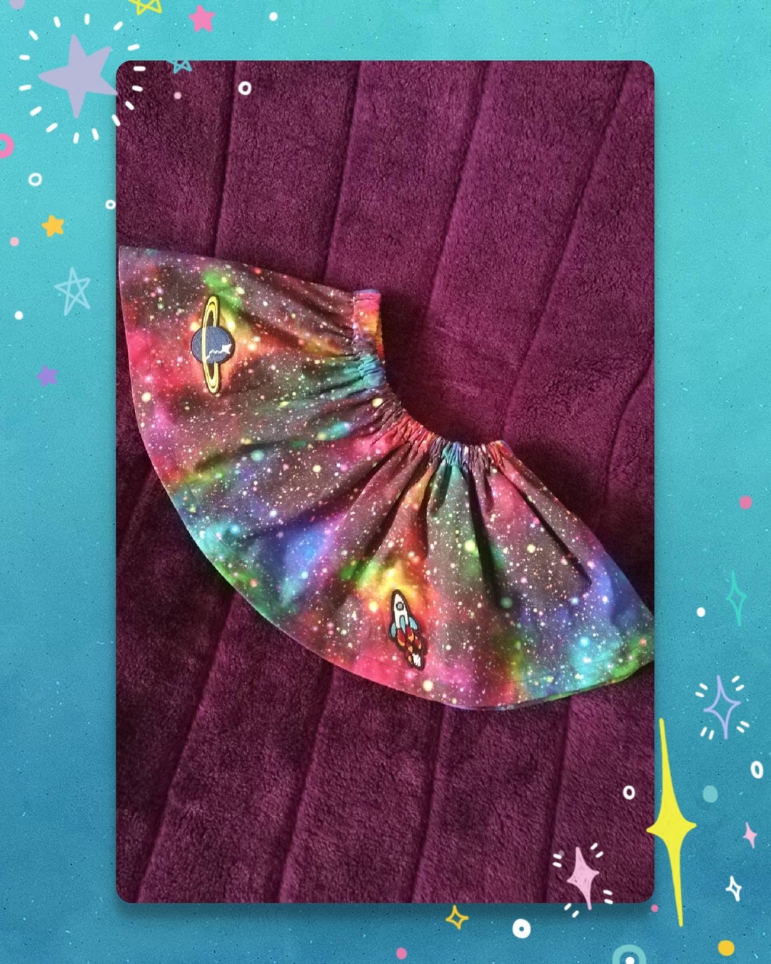 Baby Girl Star Print Rara Skirt, Girl's Rara Skirt, Girl's Skirt, Star ...