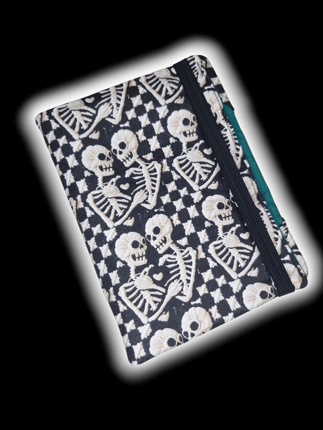 Skeleton Lovers 3D Embroidery Effect Kindle or Cover,kindle Cover, Goth ...