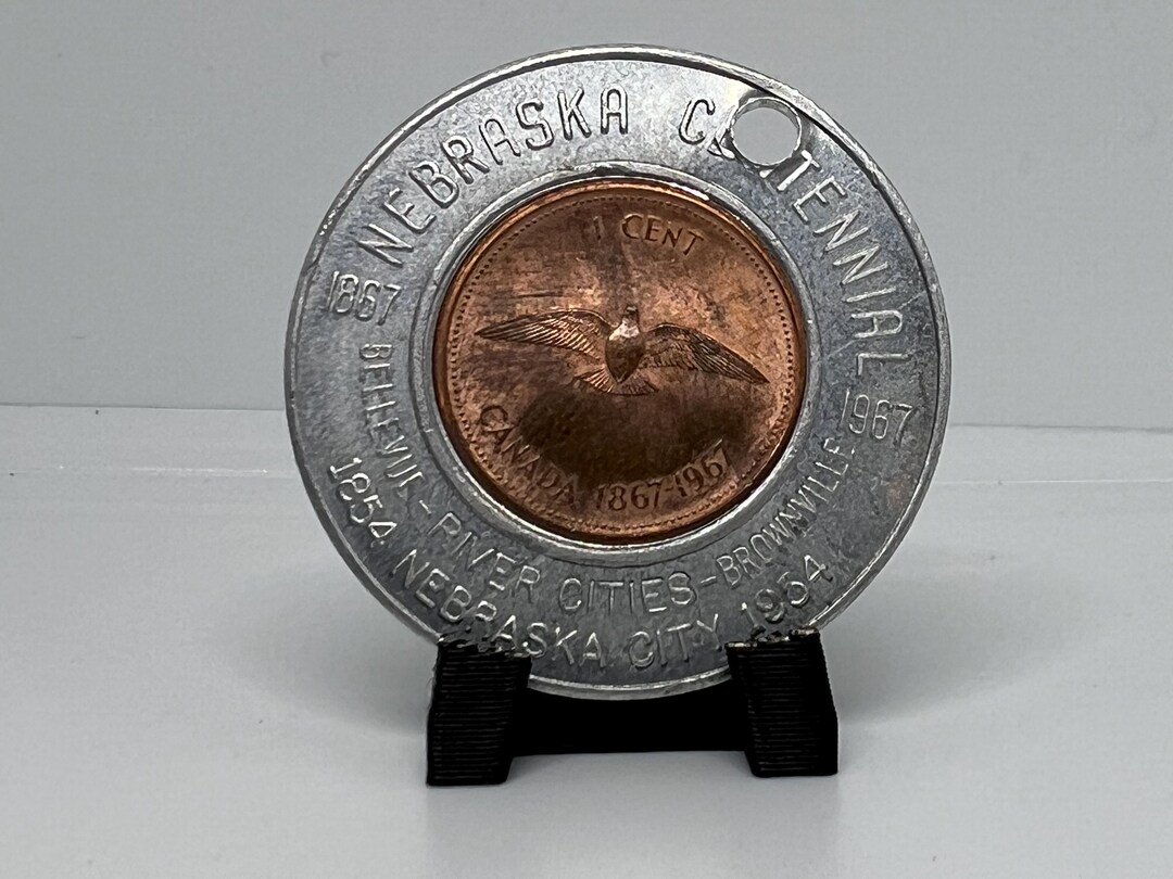 1967 Nebraska Centennial Commerative Token - Etsy