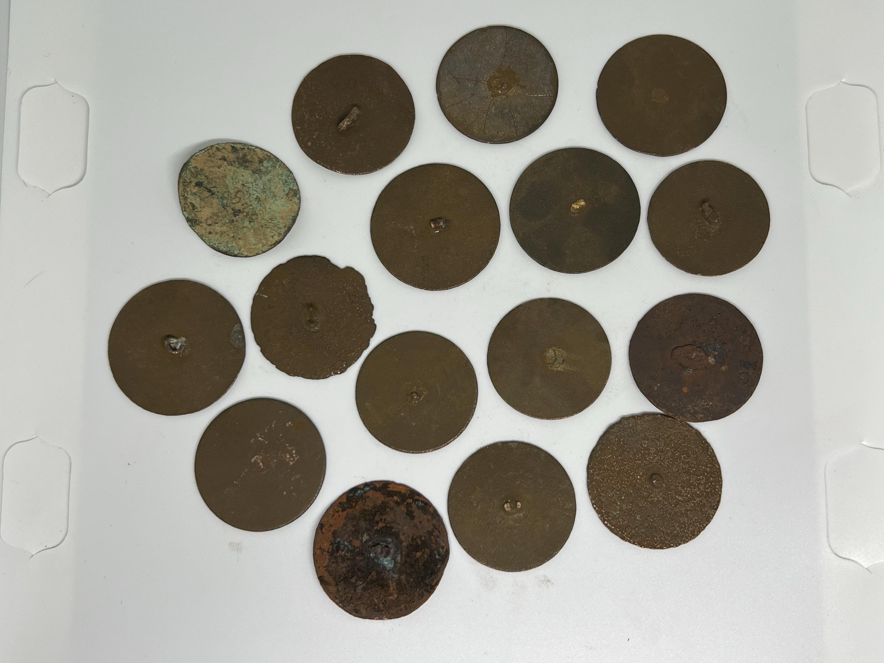 Lot of 1700s Colonial Large, Flat “dandy” Buttons - Etsy