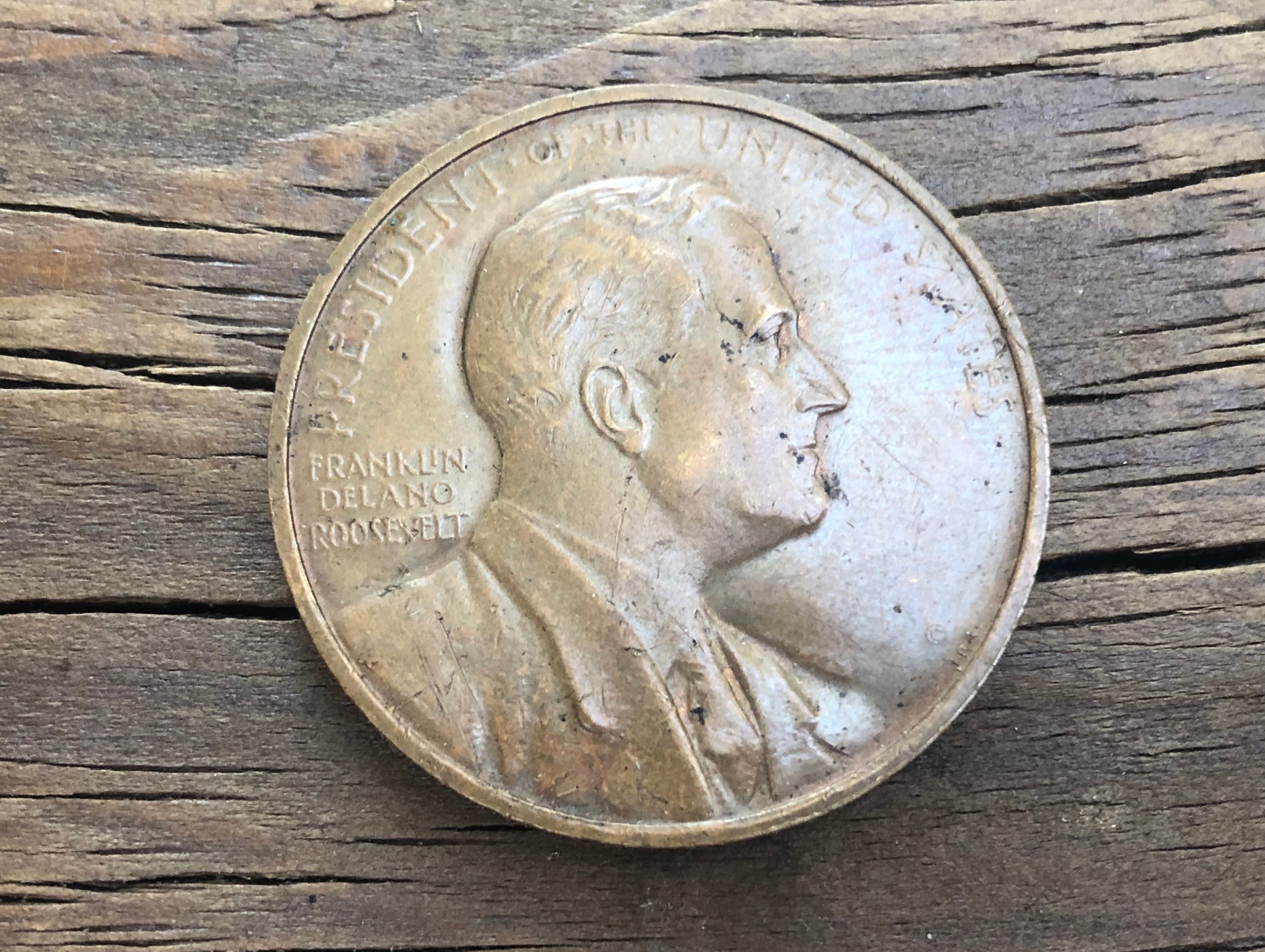 President Roosevelt 1945 US Mint Issued Memorial Coin / Token, FDR - Etsy