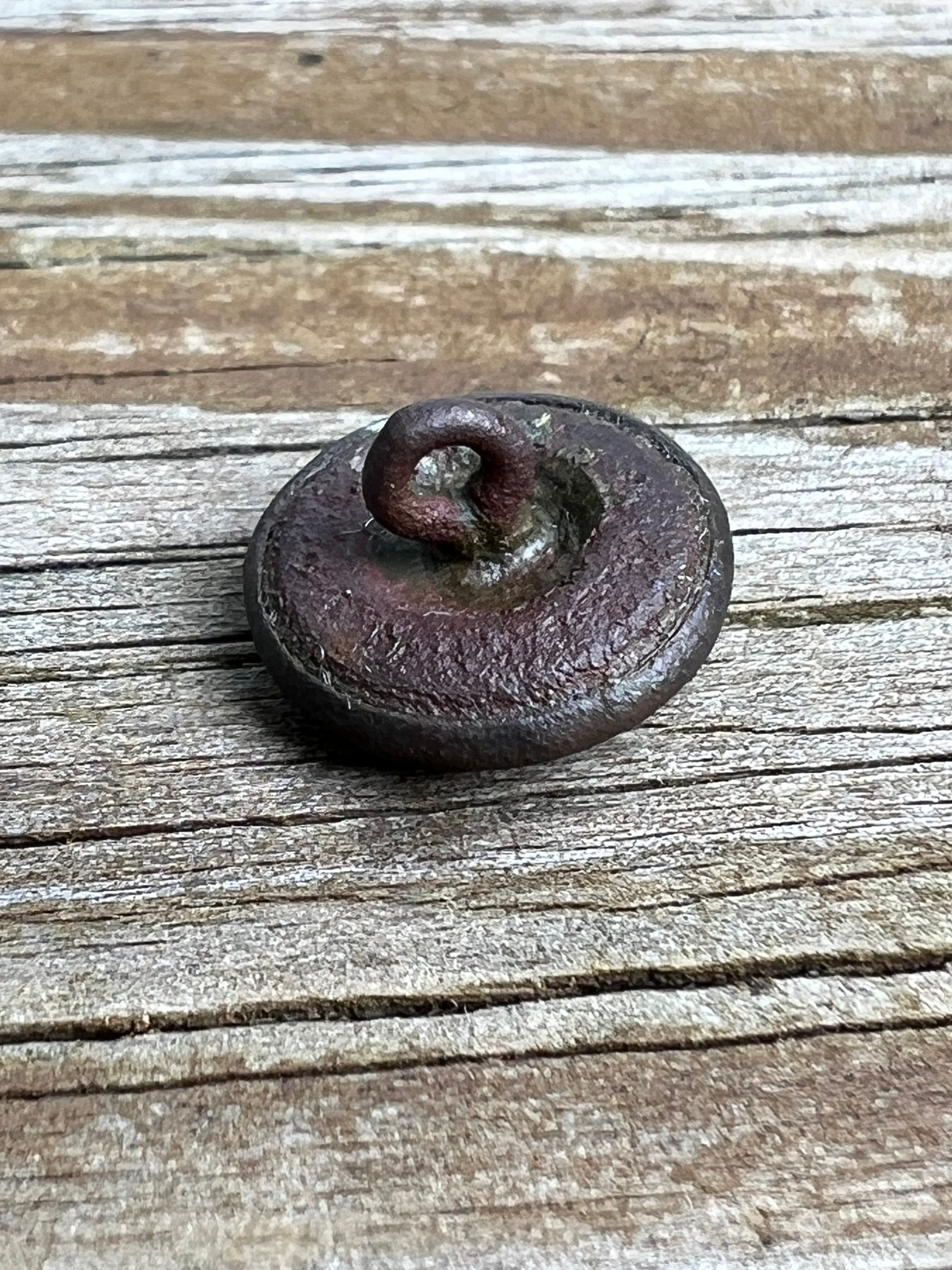 1860s Virginia State Seal Confederate Military Cuff Button Dug Near ...