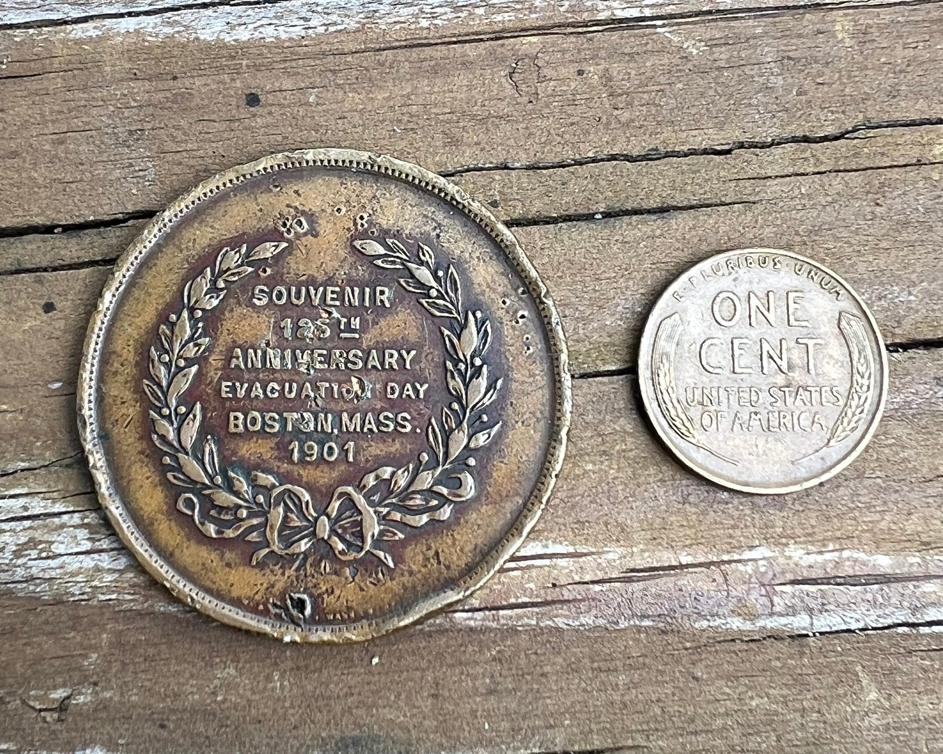 1901 Souvenir of the 125th Anniversary Evacuation Day Boston, MA ...