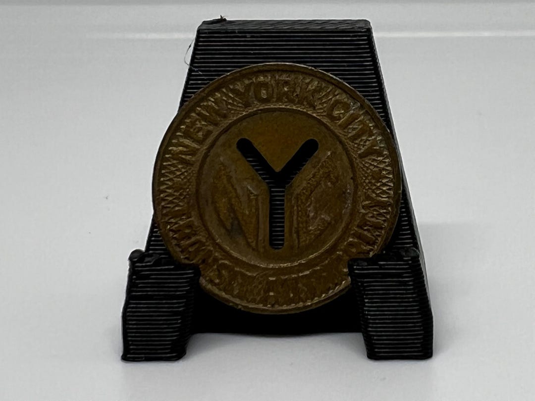 Vintage New York City Transit Token American Collectible Exonumia - Etsy