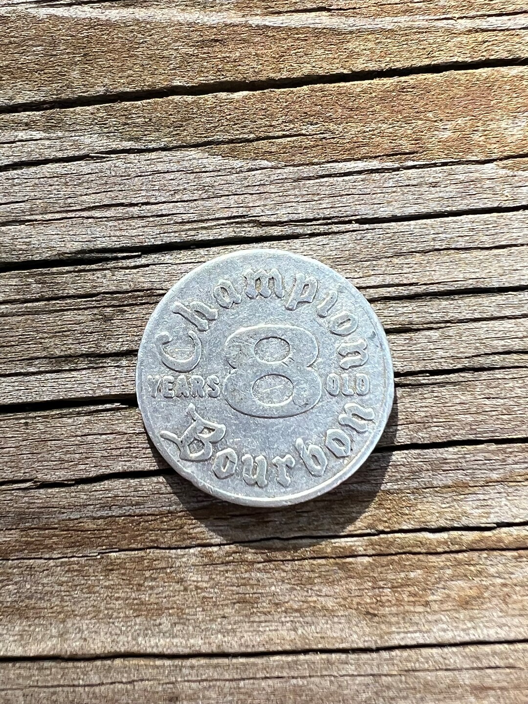 1970s Schenley Champion Bourbon Advertising Token - Vintage Whiskey ...