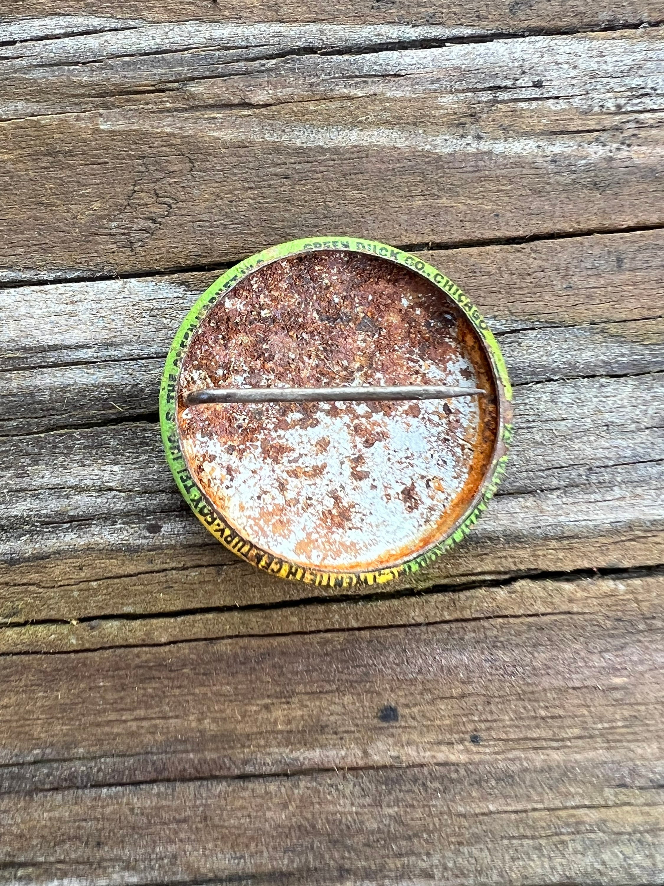 1966 Green Hornet Pin Back Button, Miss Case - Green Duck Co Chicago ...