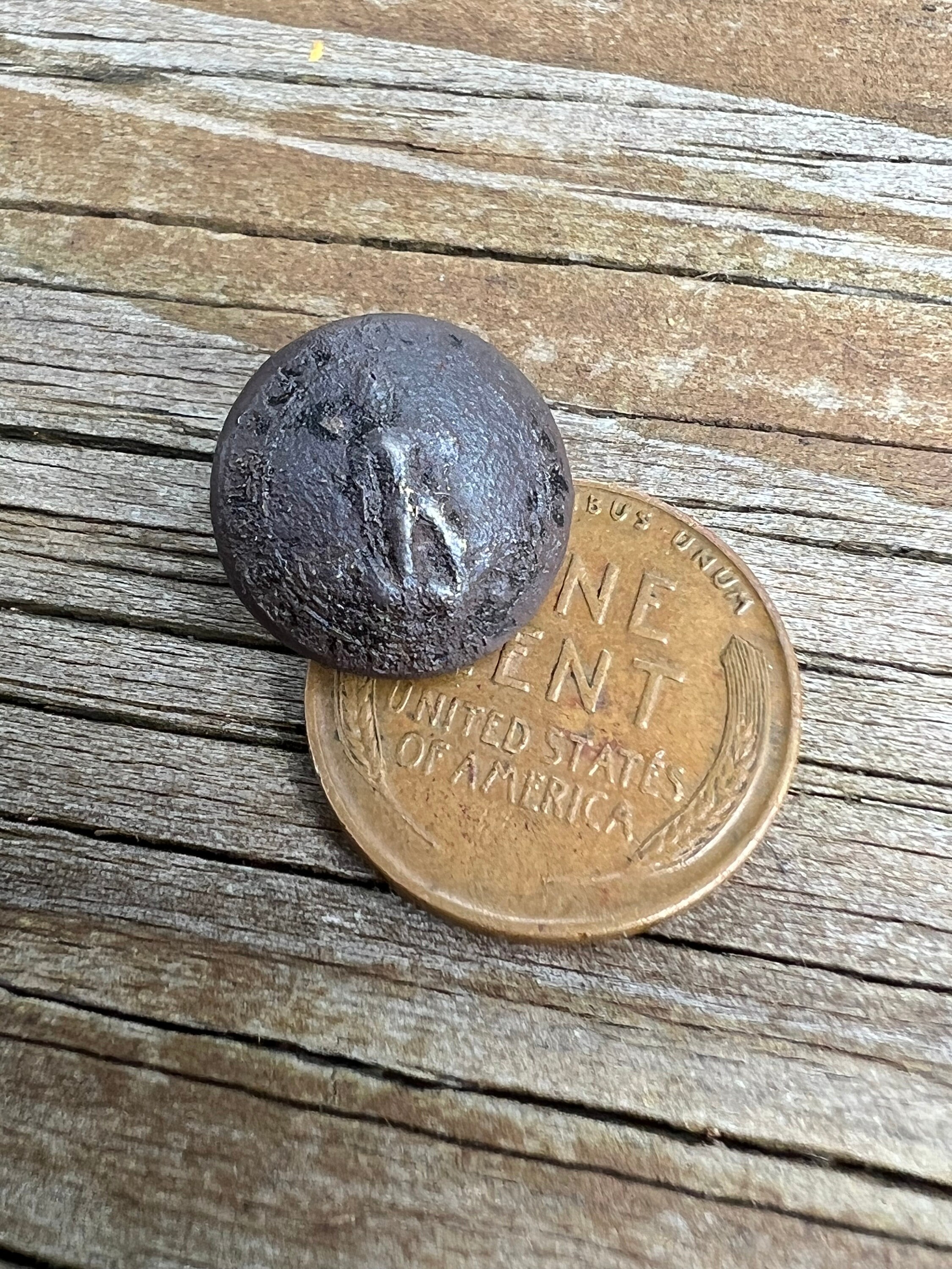 1860s Virginia State Seal Confederate Military Cuff Button Dug Near ...