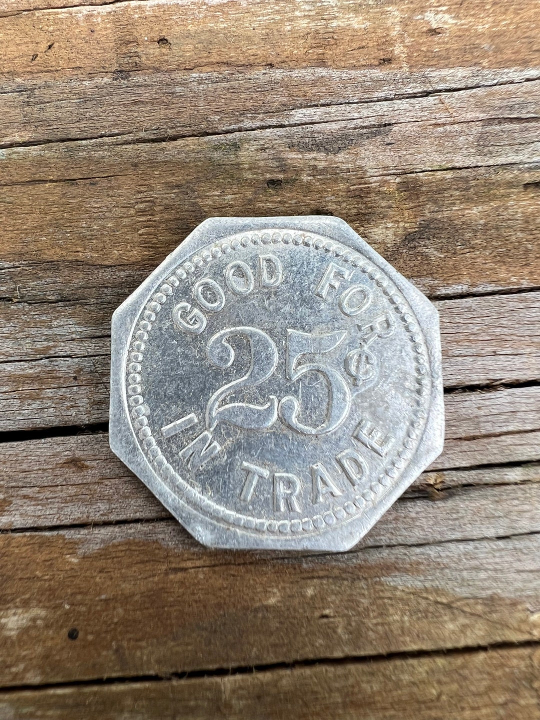 Vintage Scott AFB NCO Club Token: Good for 25c in Trade - Etsy