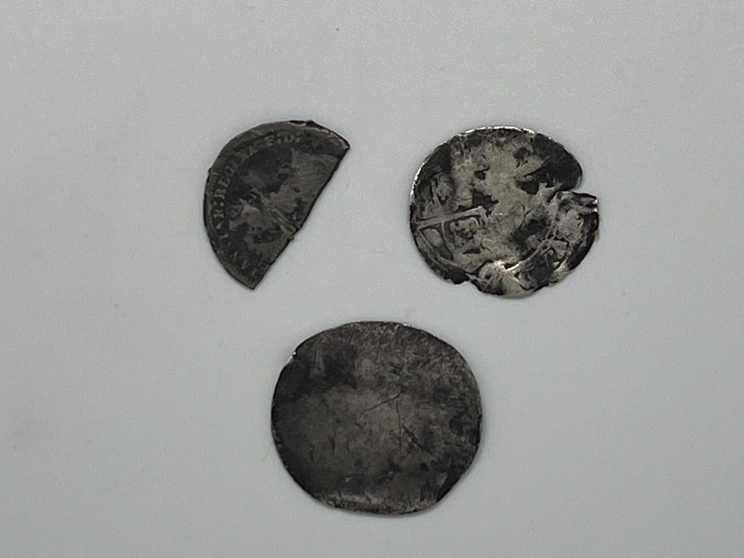 3 Dug Hammered English Silver Coins From the 1200s-1600s - Original ...
