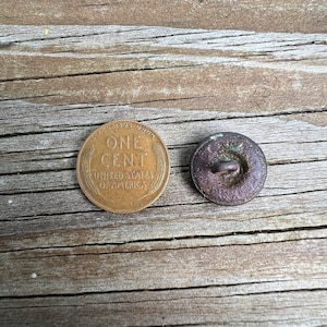 1860s Virginia State Seal Confederate Military Cuff Button Dug Near ...