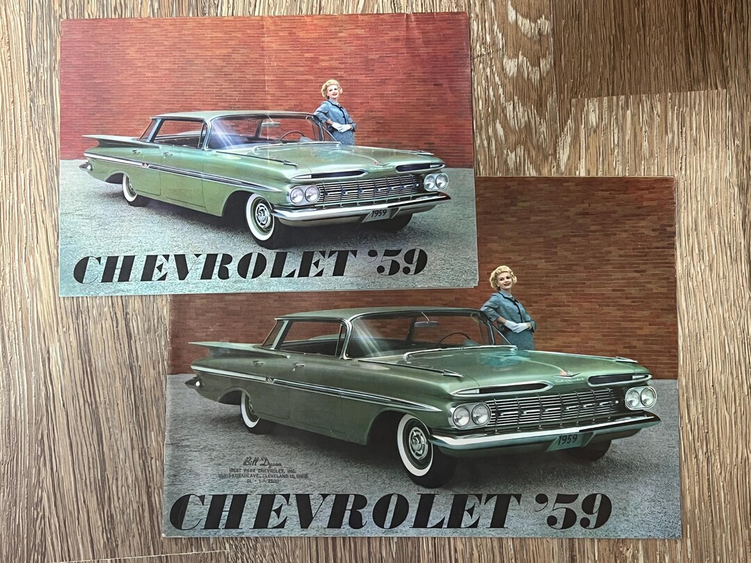 1959 Chevrolet Brochure: Vintage Car Advertising - Etsy