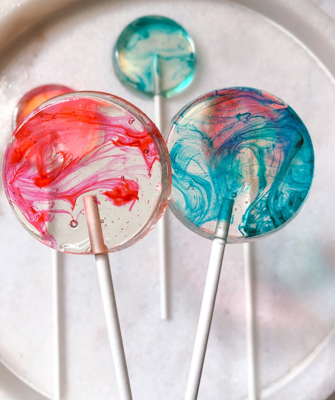 Marbled Lollipops-party Favours/special Occasion/bridal Shower Favours ...