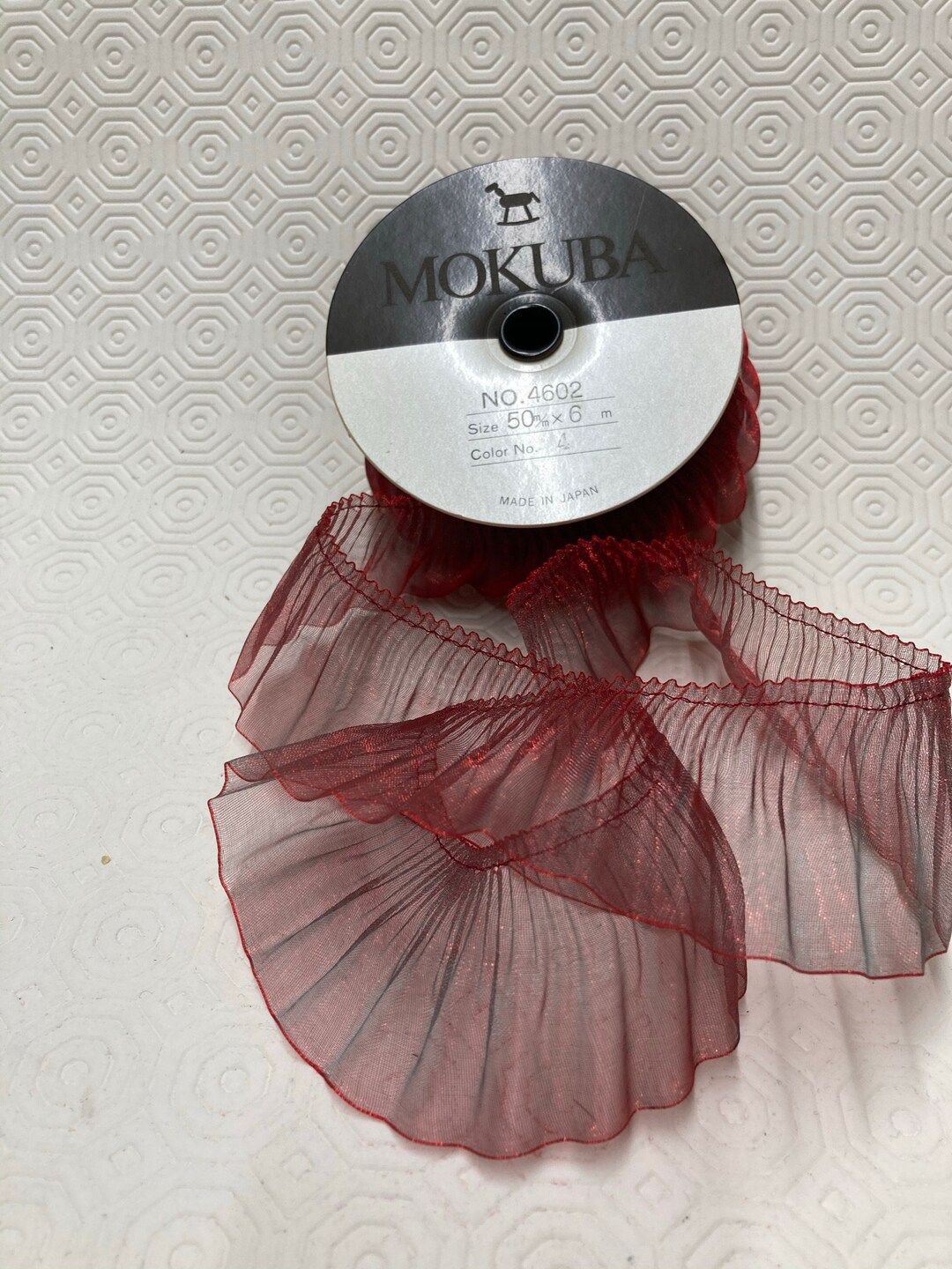 Mokuba Gathered Organza Ribbon . - Etsy