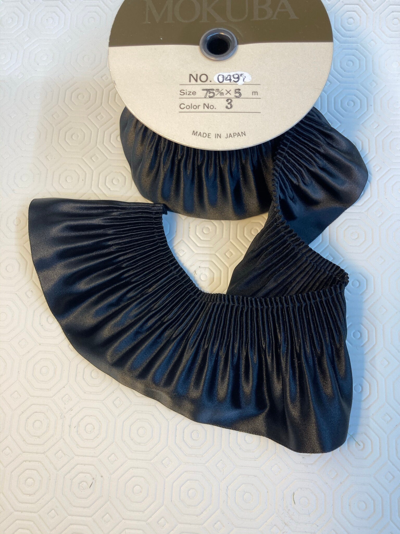 Mokuba Pleated Satin Ribbon. - Etsy