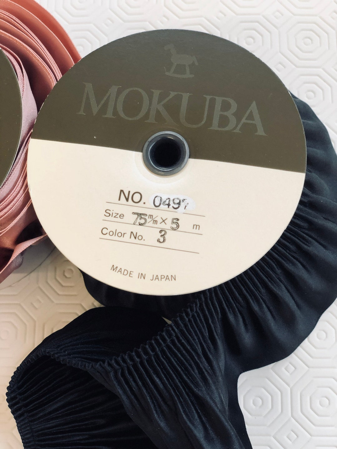 Mokuba Pleated Satin Ribbon. - Etsy