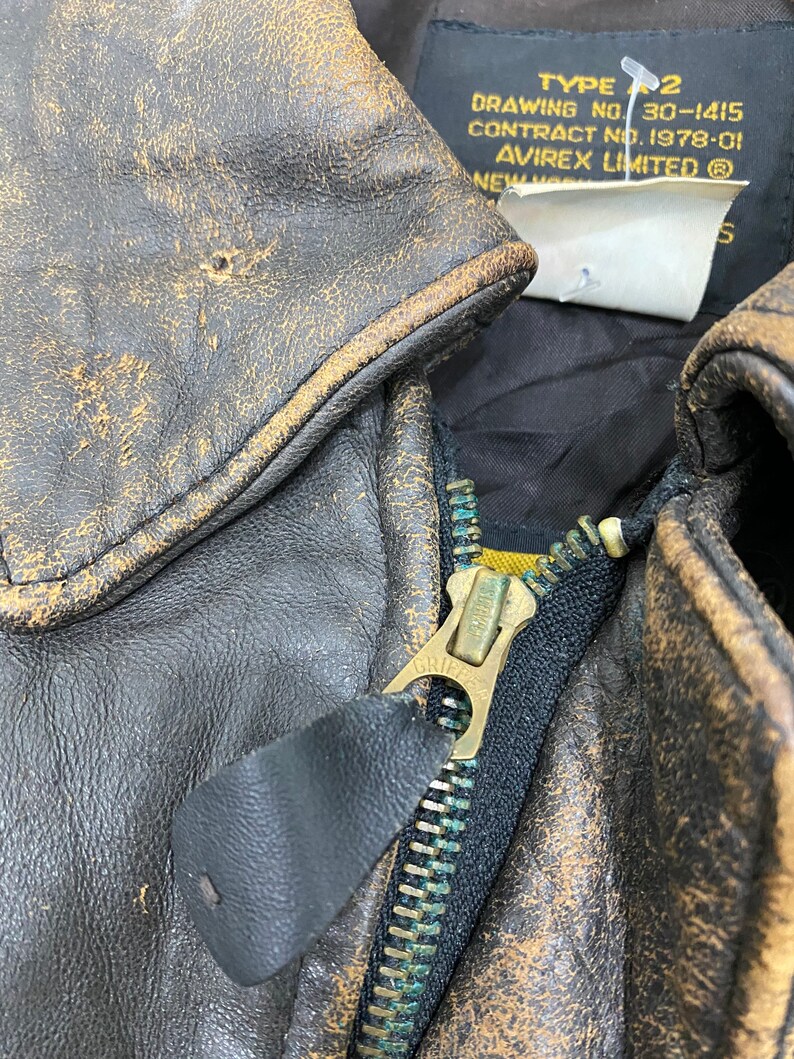 Vintage Avirex TYPE A-2 Flight Jacket - Etsy