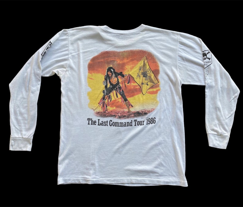 Vintage W.A.S.P Last Command Band Metal Hardcore Thrash - Etsy