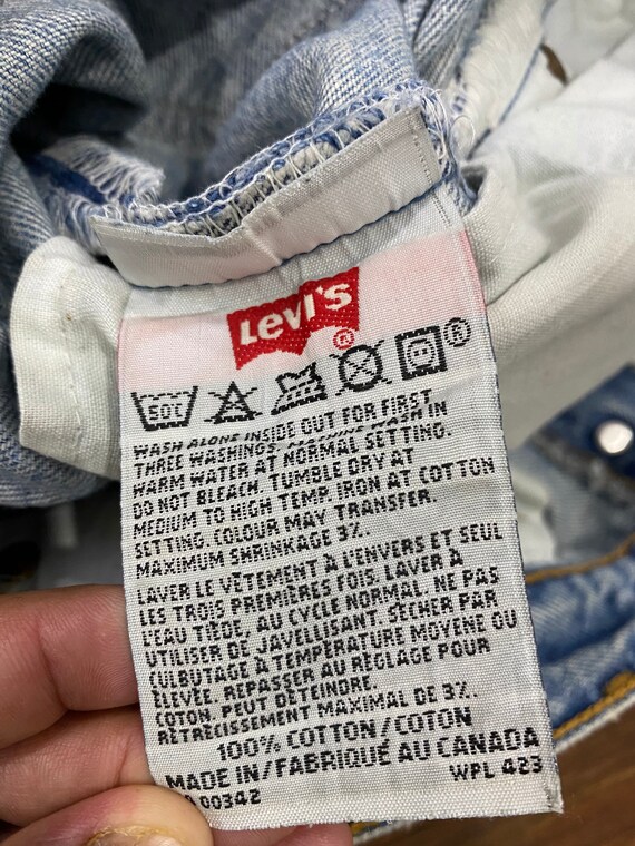 rare levi's painted design 501 levis 90s - Gem