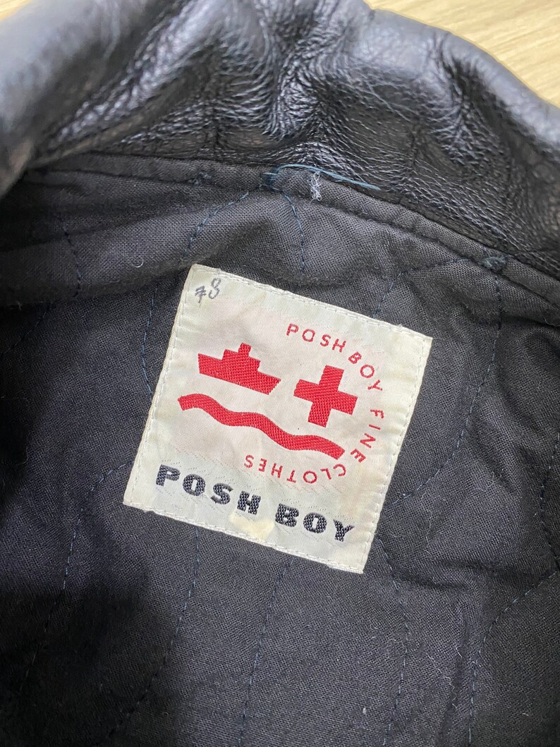 Rare Posh Boy Varsity Jacket Japanese Brand - Etsy