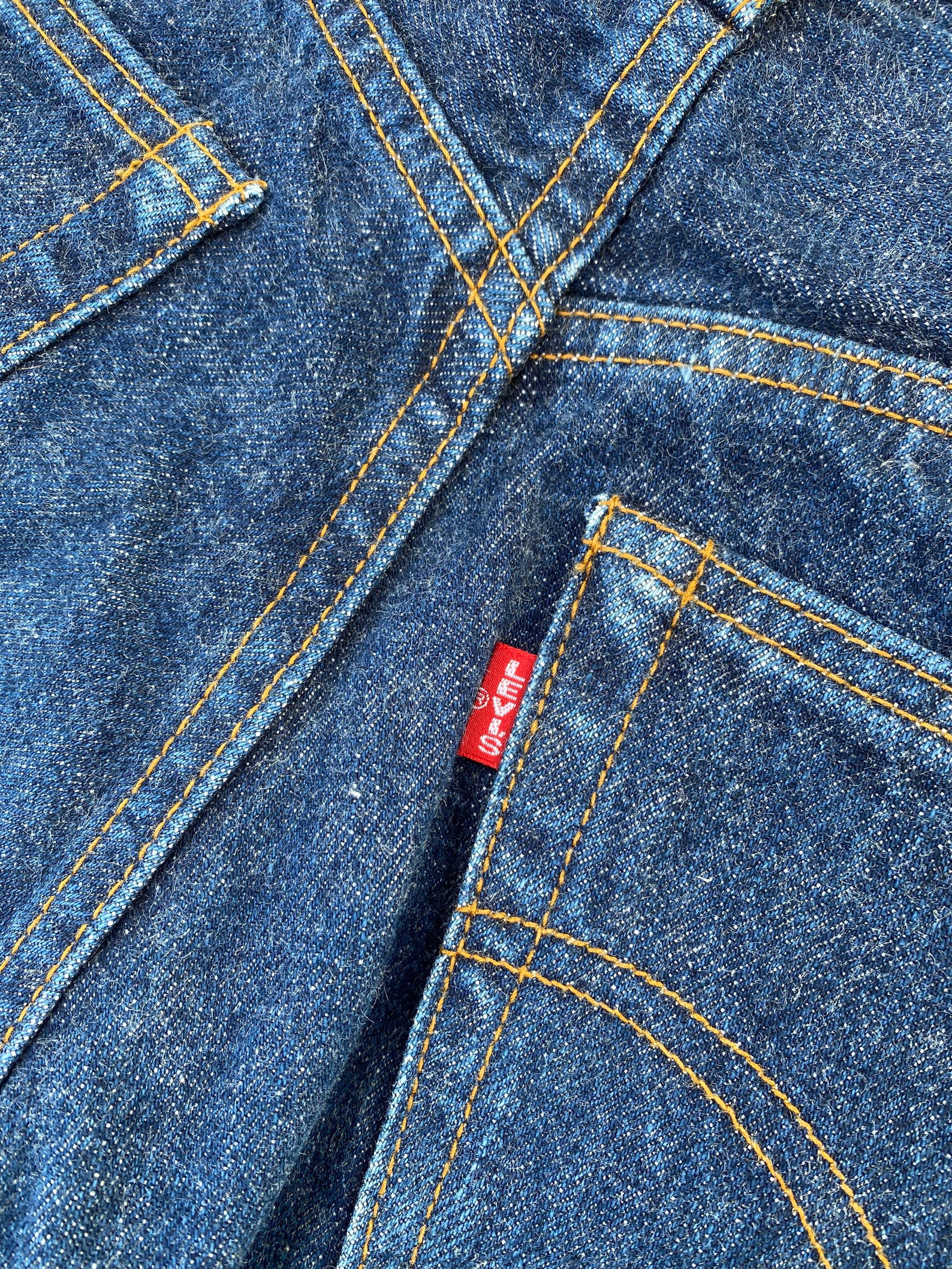 Size 28 Vintage Levi's 502 Big E Redline - Etsy