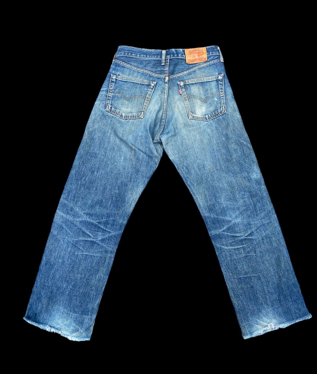 Size 30 Vintage Levi's 504Z Redline Cut off Bottom - Etsy