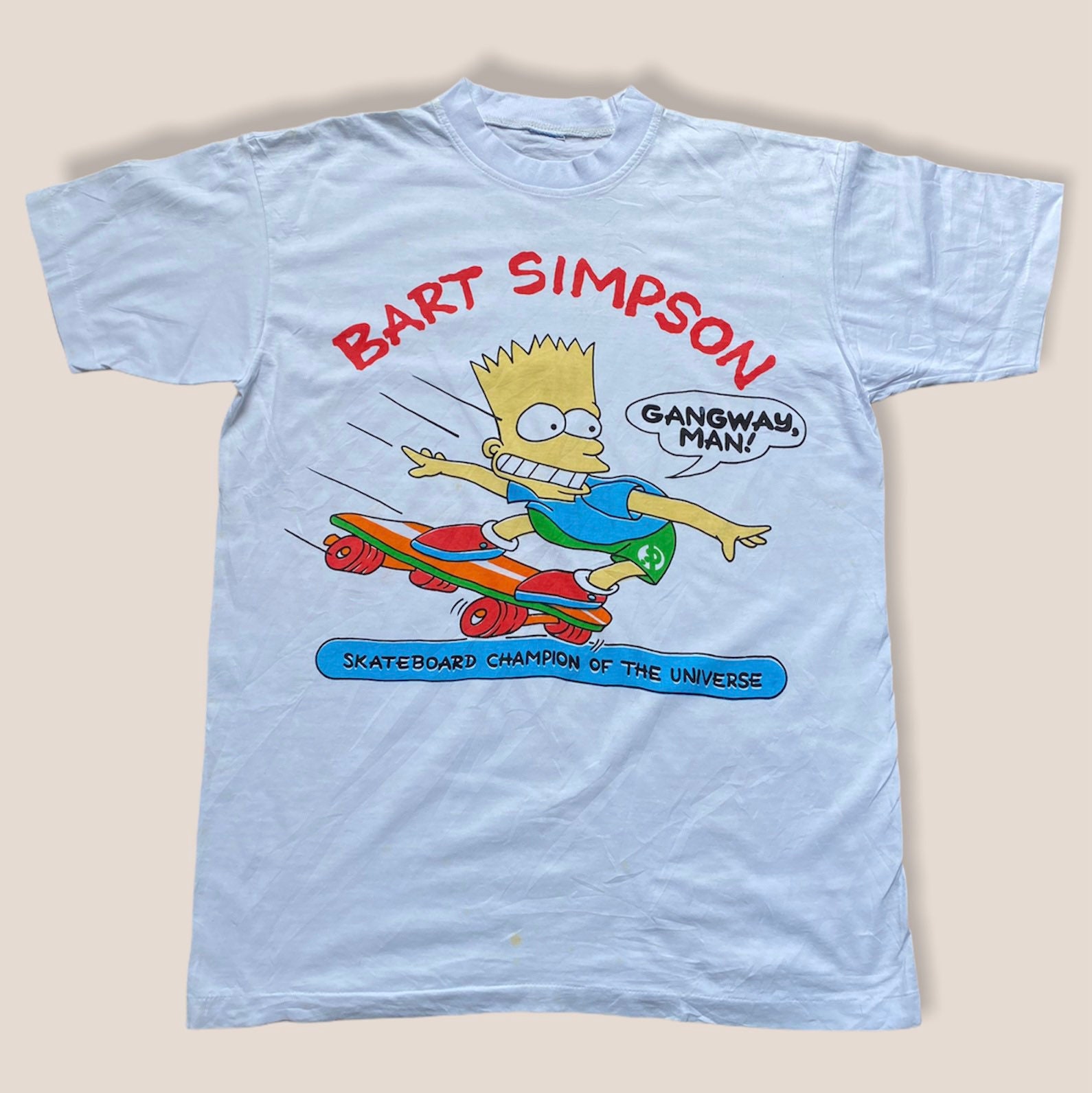 Rare 90s Bart Simpson Cartoon Network - Etsy