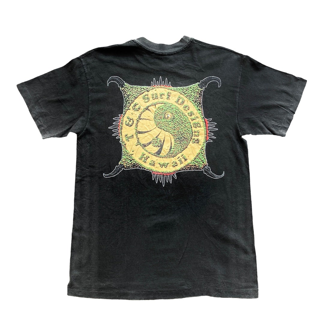 Vintage T&c Surf Hawaii 90s Surfing Pushead - Etsy