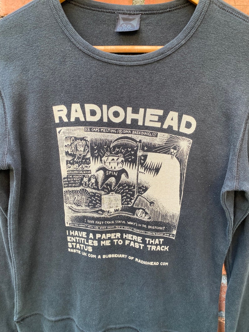 Vintage Y2k Radiohead Punkrock Band Metal - Etsy