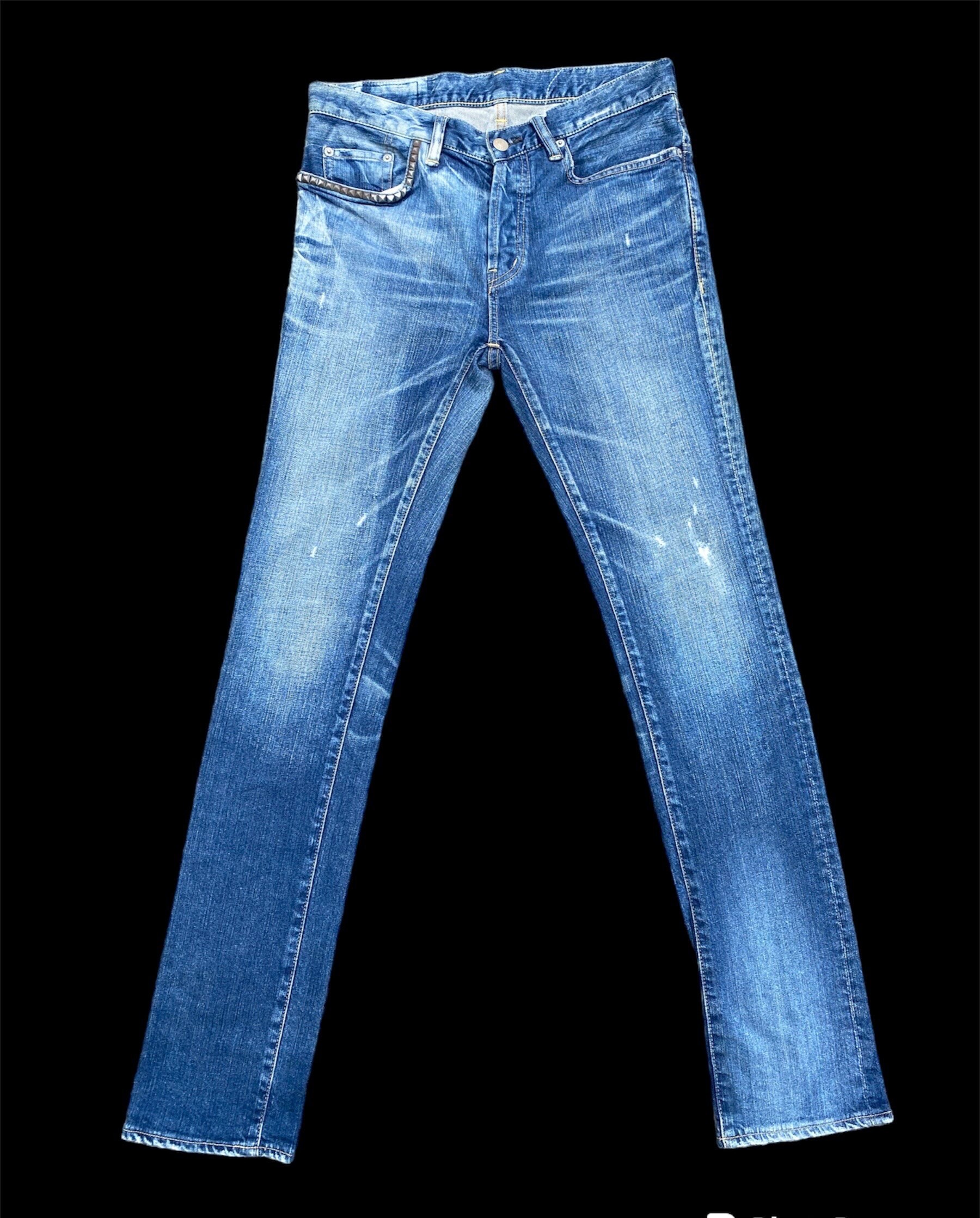 Hysteric Glamour Studded Jeans - Etsy Hysteric Glamour Studded Jeans - Etsy