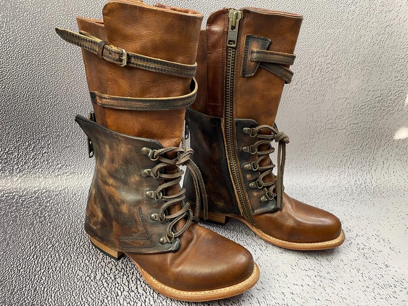 New Freebird by Steven Women Ravi Brown Booties Boots Size US 7 - Etsy