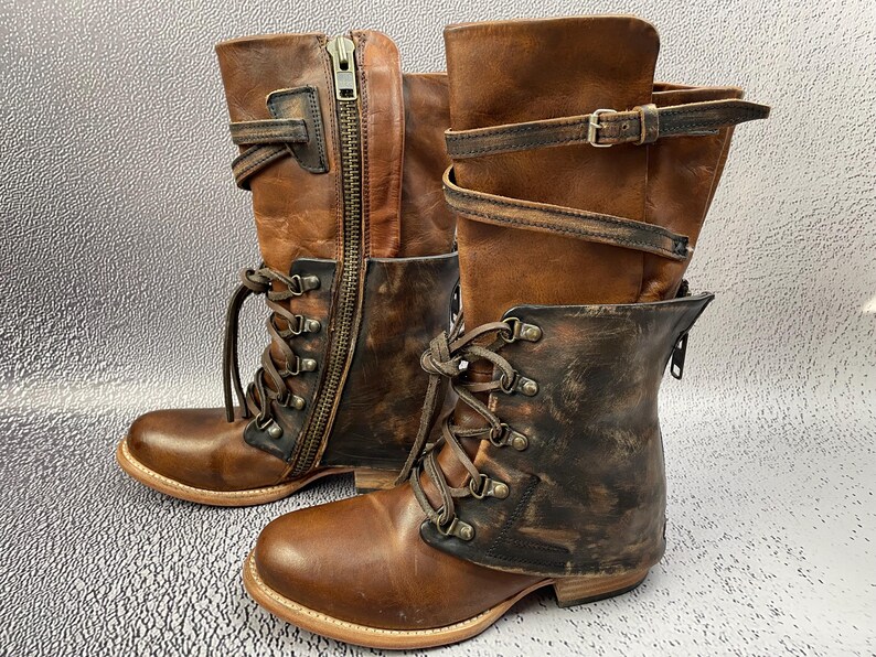 New Freebird by Steven Women Ravi Brown Booties Boots Size US 7 - Etsy