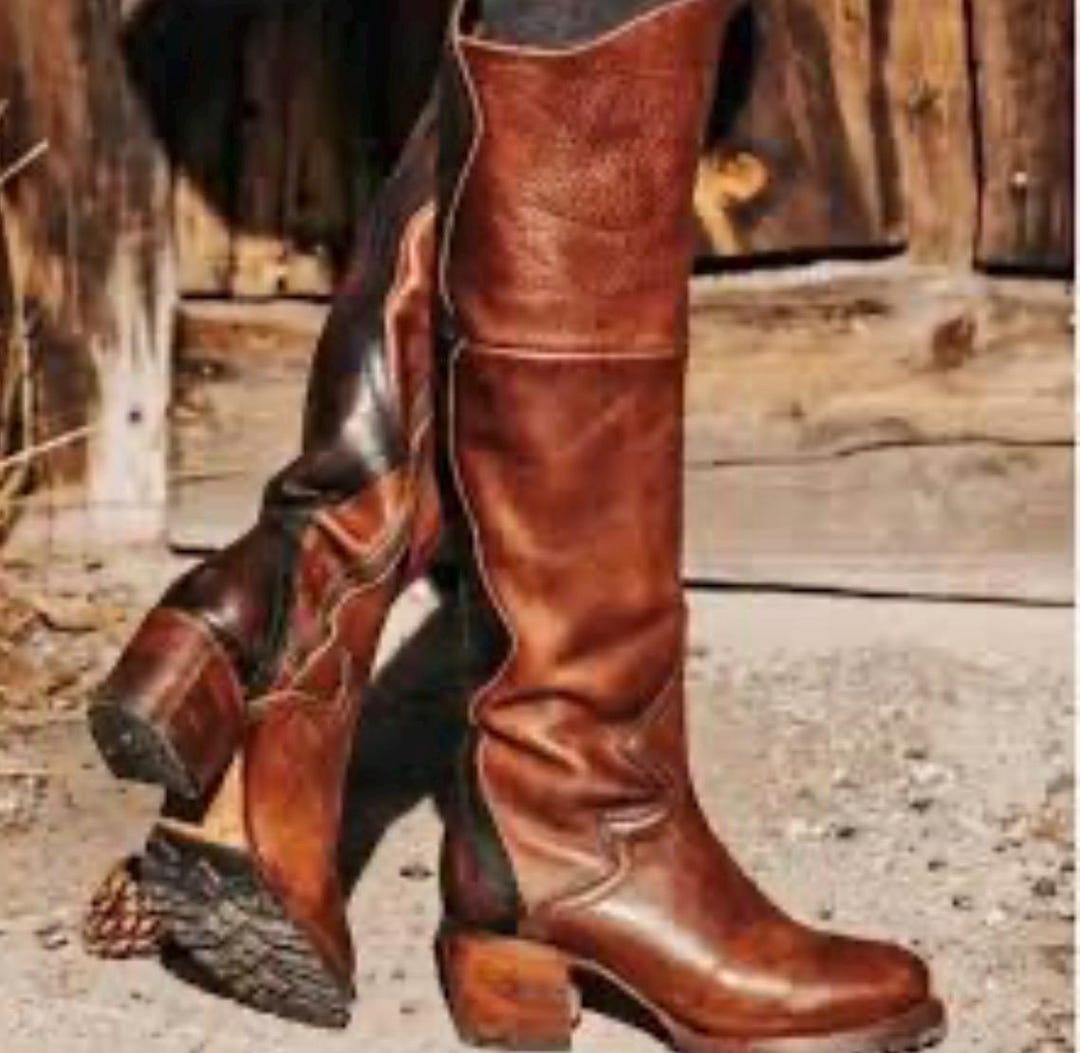 Freebird by Steven Women Calgary Brown High Boots Size 8 - Etsy