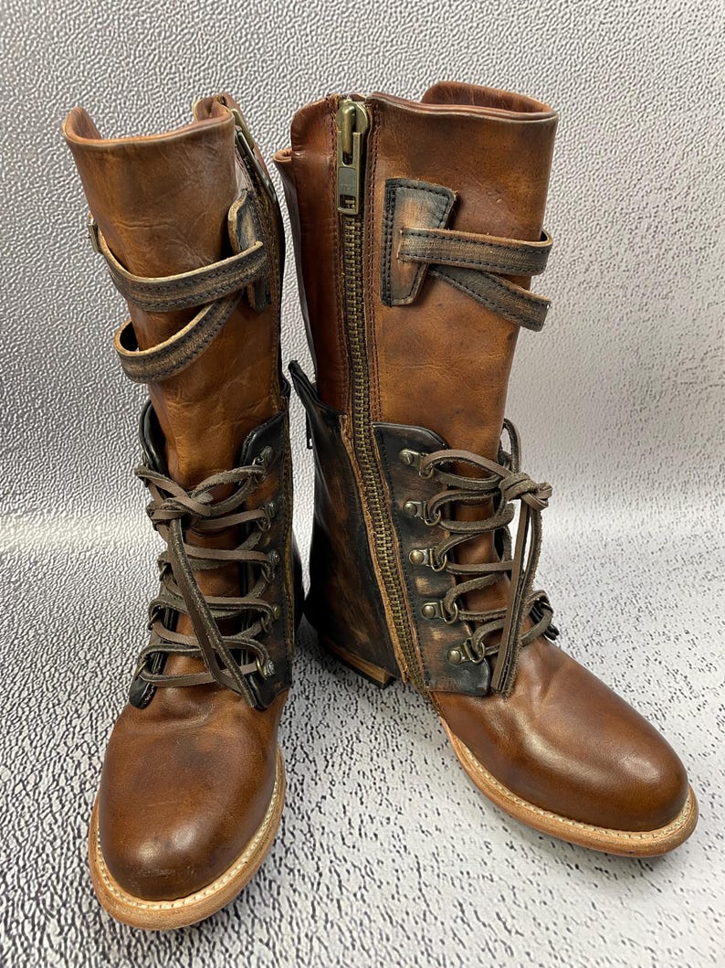 New Freebird by Steven Women Ravi Brown Booties Boots Size US 7 - Etsy