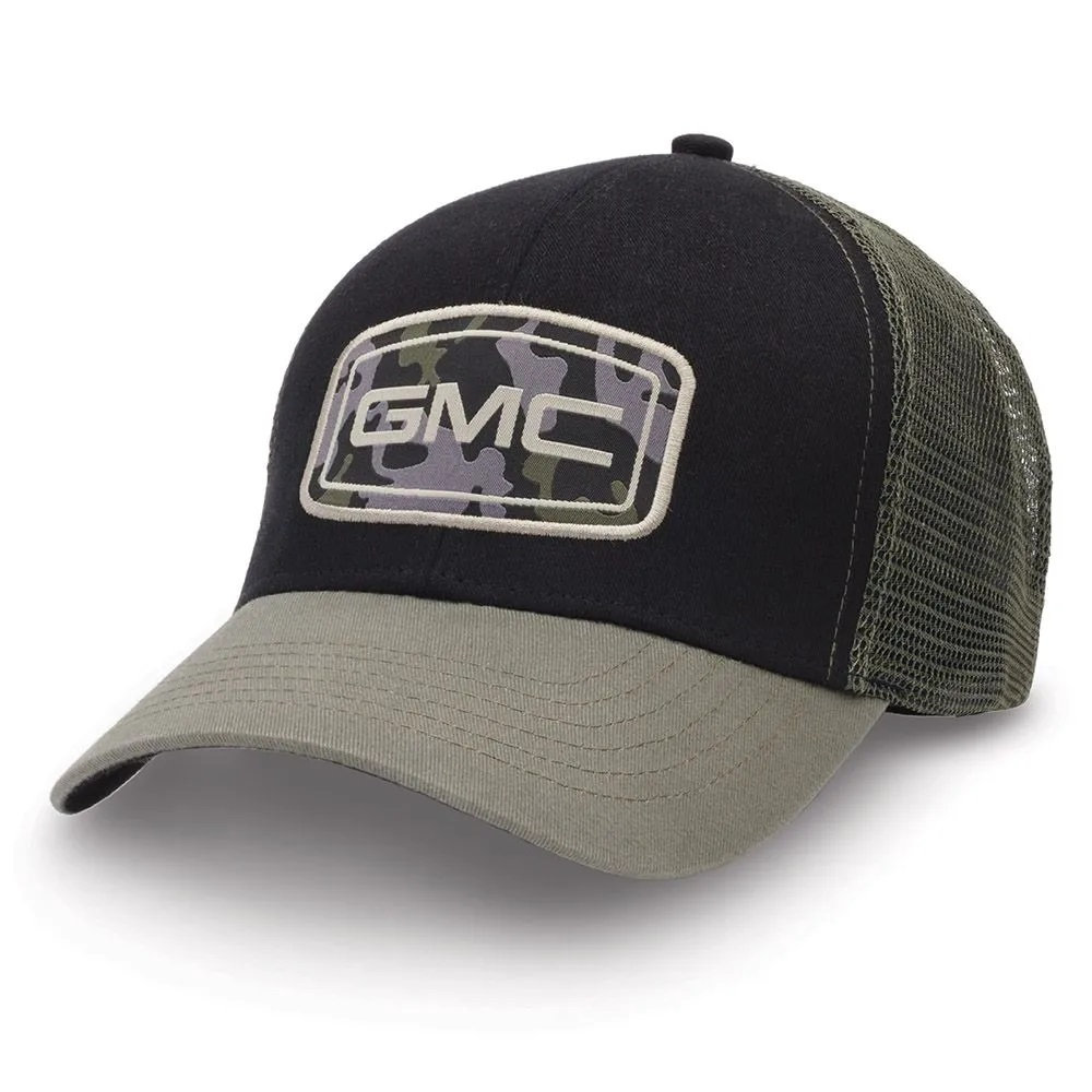 GMC Black and Green Camo Patch Mesh Hat - Etsy