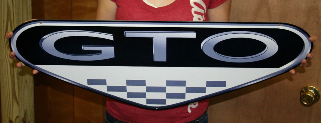 Pontiac GTO Emblem Metal Sign - Etsy