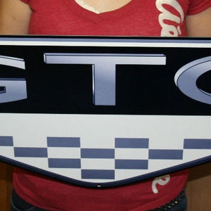 Pontiac GTO Emblem Metal Sign - Etsy