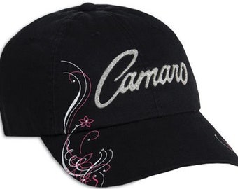 Women's Corvette Rhinestone Pink Unstructured Cotton Hat | Etsy