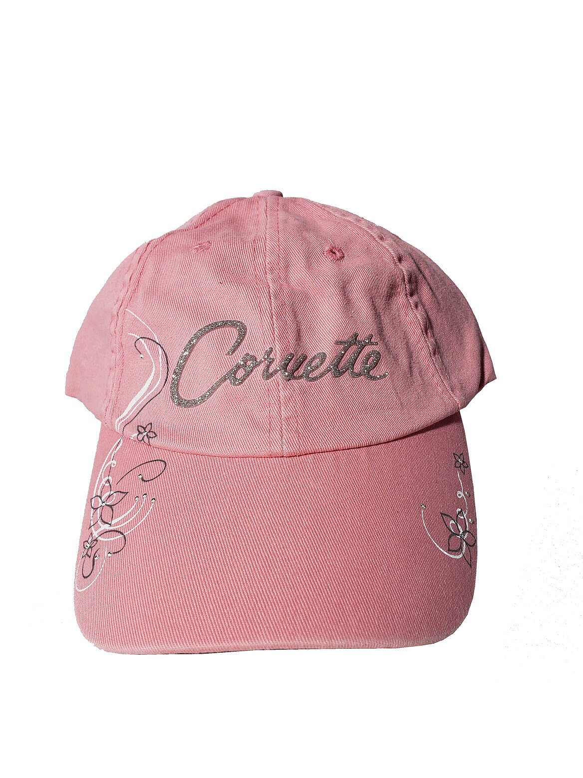Women's Corvette Rhinestone Pink Unstructured Cotton Hat | Etsy