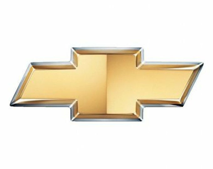 Chevy Gold Bowtie Emblem Metal Sign - Etsy