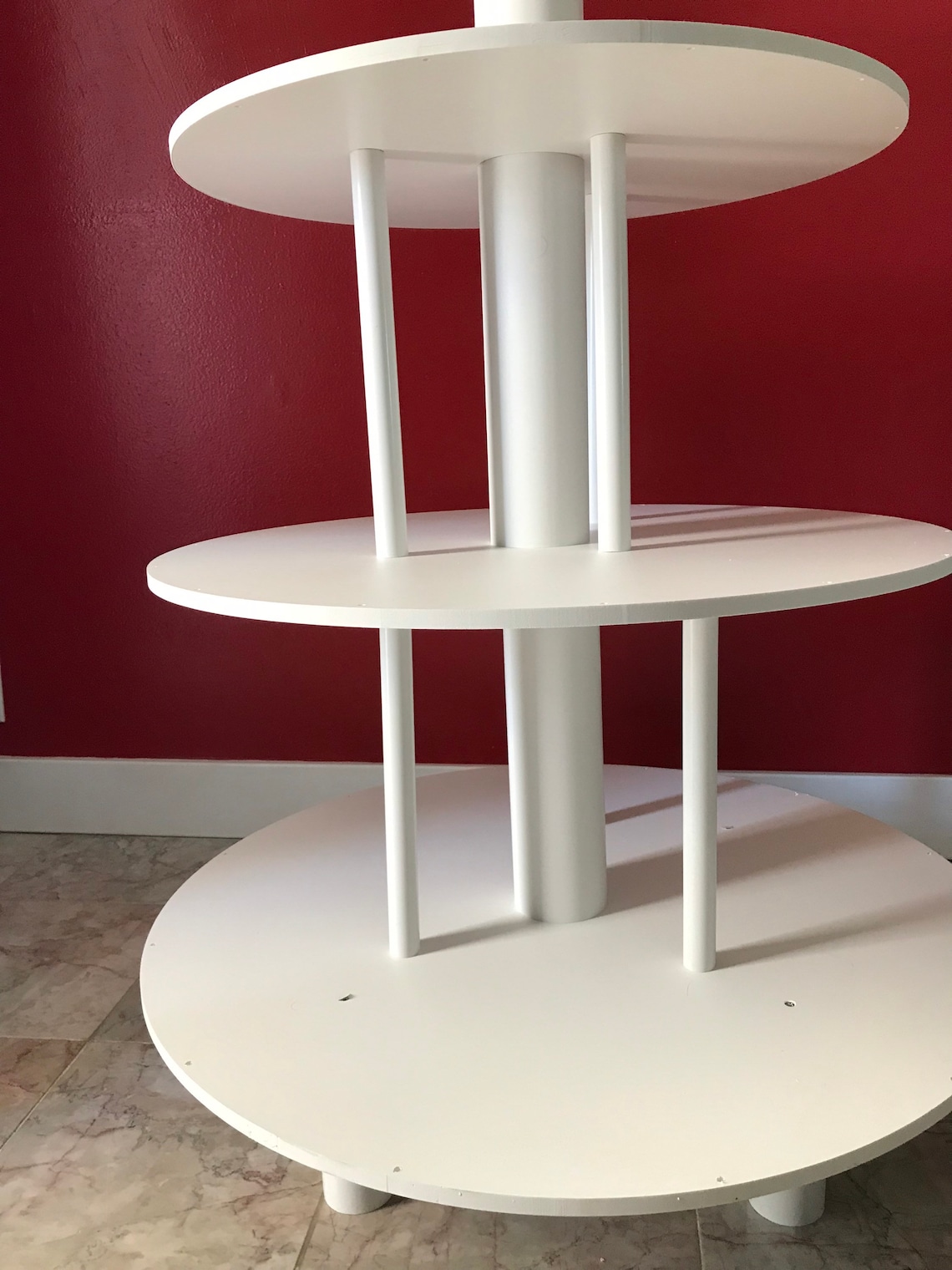 Christmas Village Display Tree With Shelves Can Be Used for - Etsy