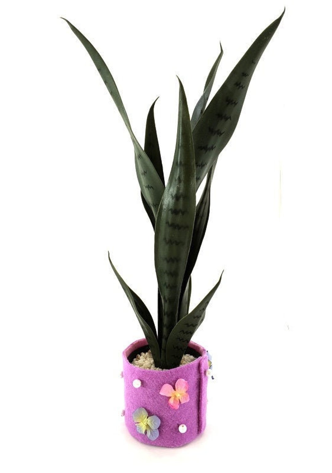 Artificial Plant Sansevieria Bow Hemp Women's Tongue Poliana Potted 50 ...