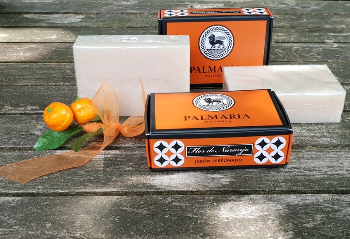 6.63 /per 100 G Mallorca Scented Soap Soap Orange Blossum 2 X 150 G ...